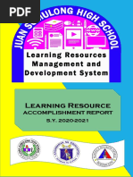 EXAMPLE School Learning Resource Plan Template - LR Plan | PDF ...