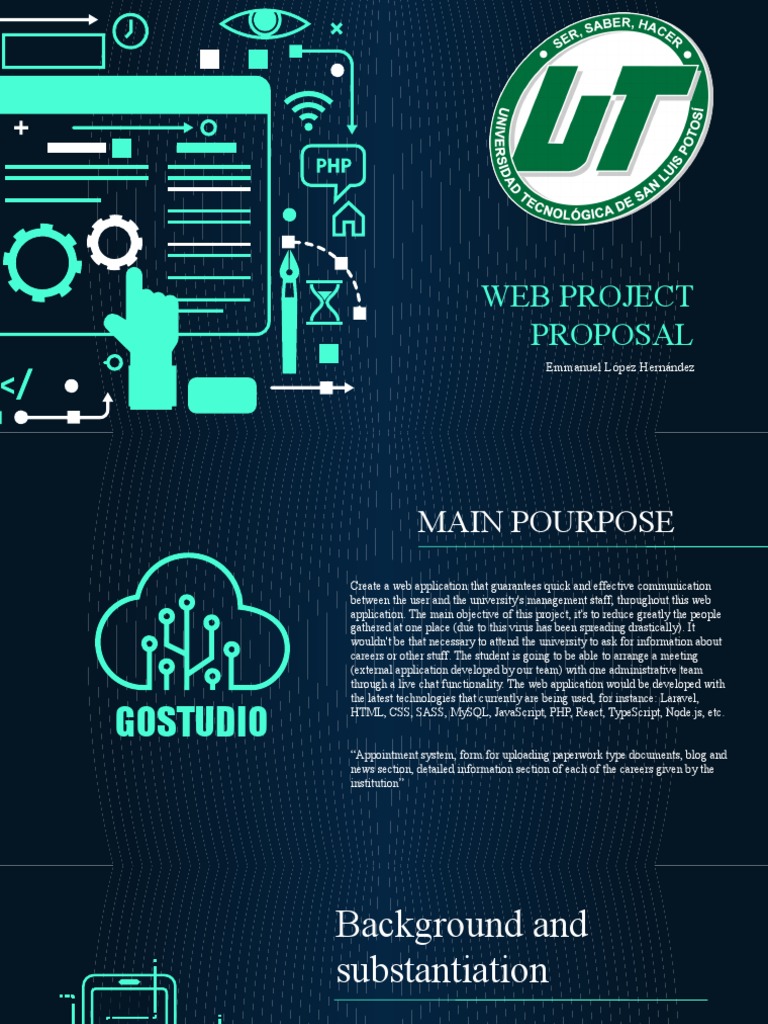 Web Project Proposal: Emmanuel López Hernández | PDF | Websites | World ...