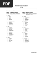 30 Contoh Soal Tes Potensi Akademik | PDF