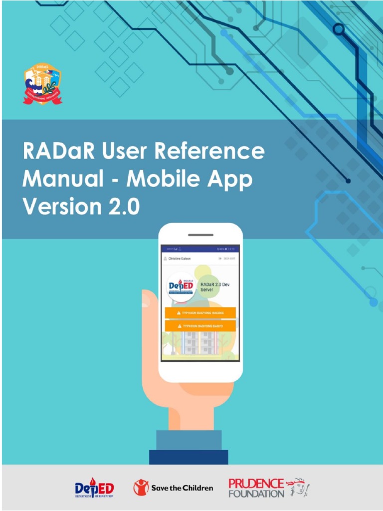 DepEd - RADaR User Reference Manual Mobile App | PDF | Gmail | Mobile App
