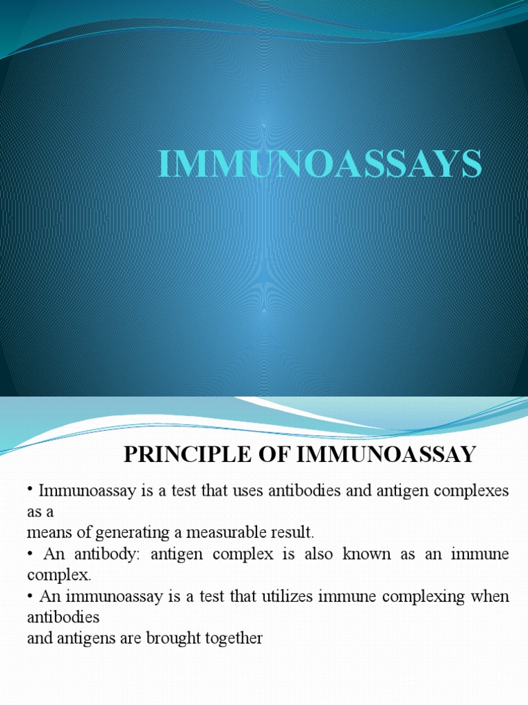 Overview of Immunoassay Techniques | PDF | Immunoassay | Elisa