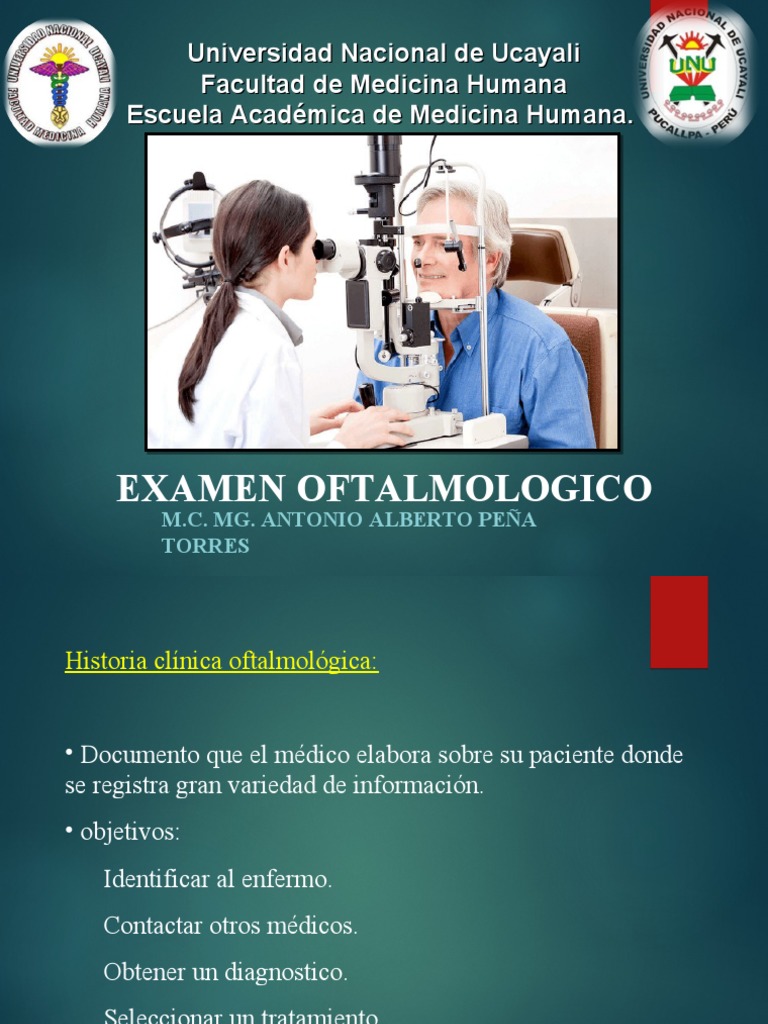 Examen Oftalmologico | PDF | Radiación electromagnética | Filosofía natural