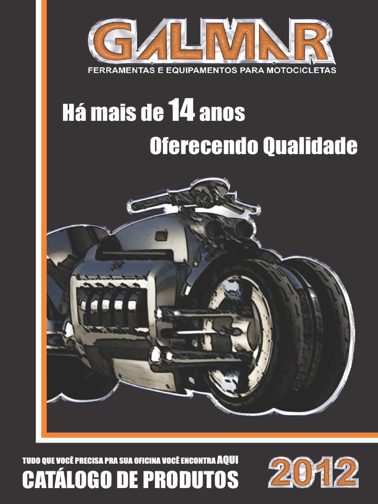 Catalogo Galmar 2012 2ed | PDF | Injeção eletrônica | Motocicleta