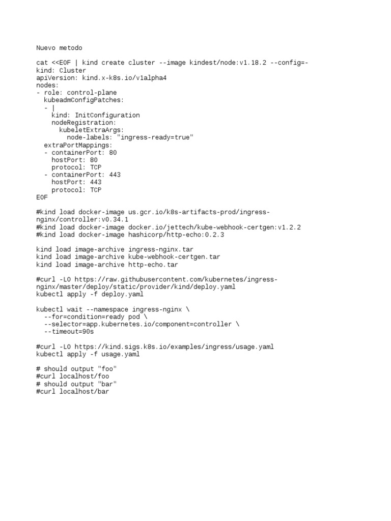 Configuring Ingress, Cert Generation, and Sample Apps on a KinD ...