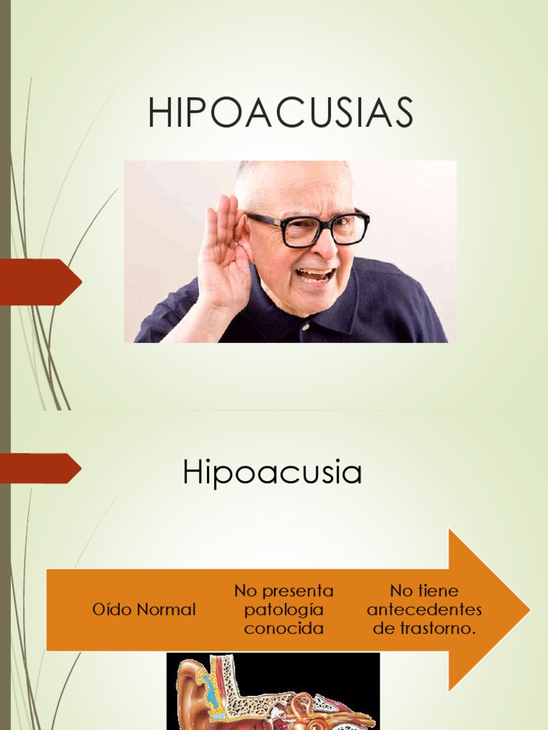 Hipoacusias Completa2 | PDF | La enfermedad de Meniere | Oído