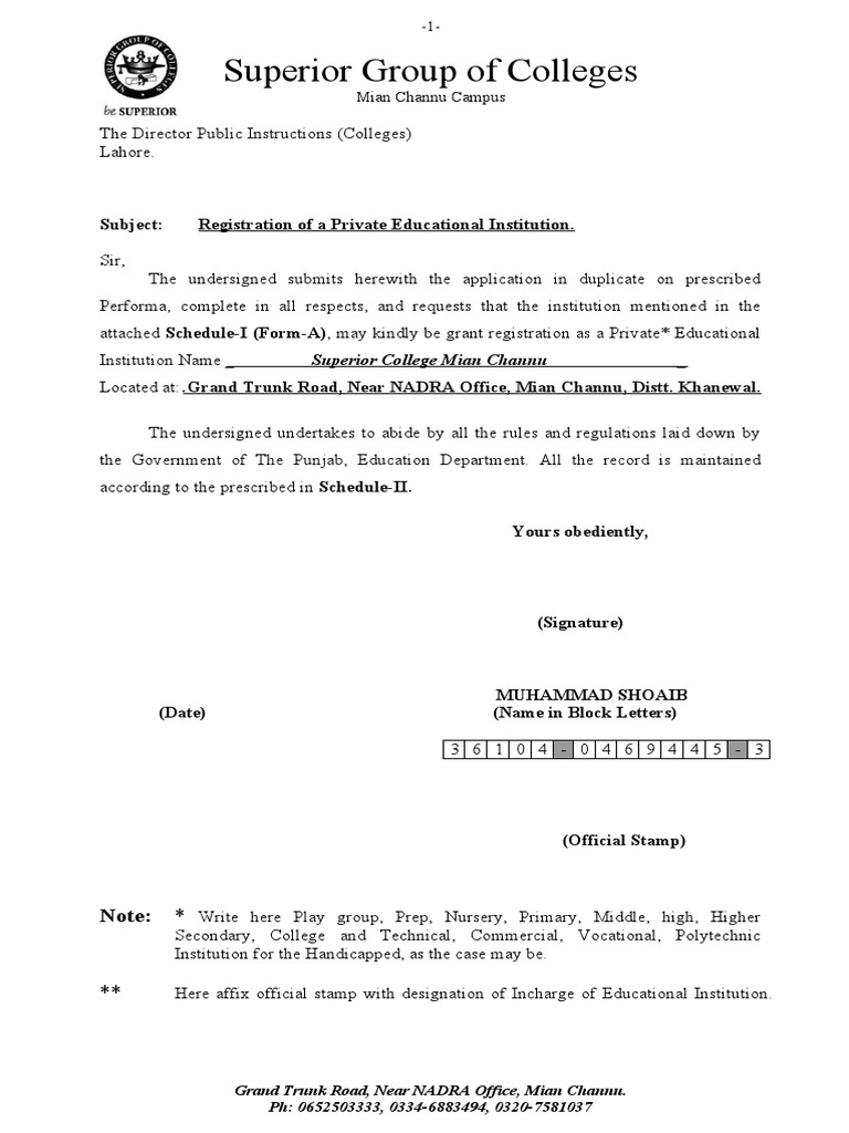 Registration Booklet For BS | PDF