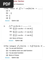 CH 3 Matrices Multiple Choice Questions (With Answers) | PDF | Matrix ...