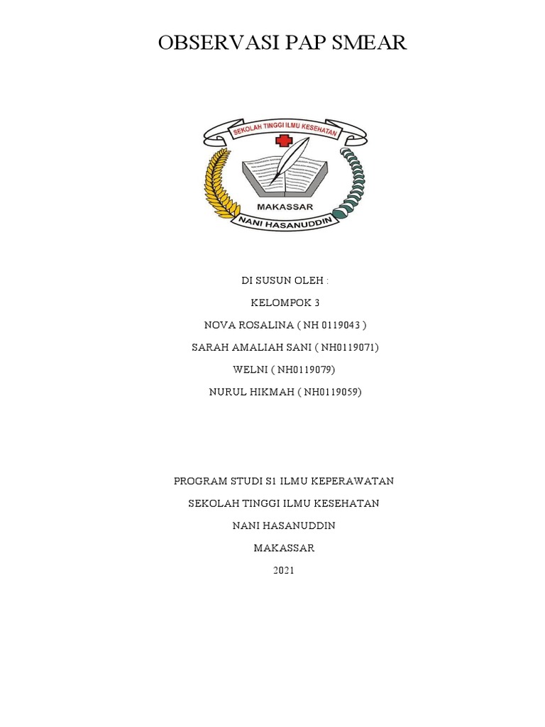 Prosedur dan Manfaat Pap Smear | PDF