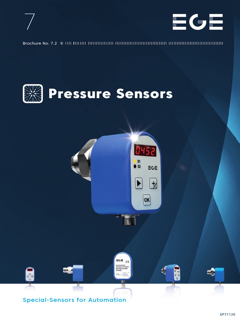 EGE Pressure Sensors | PDF | Sensor | Analogue Electronics