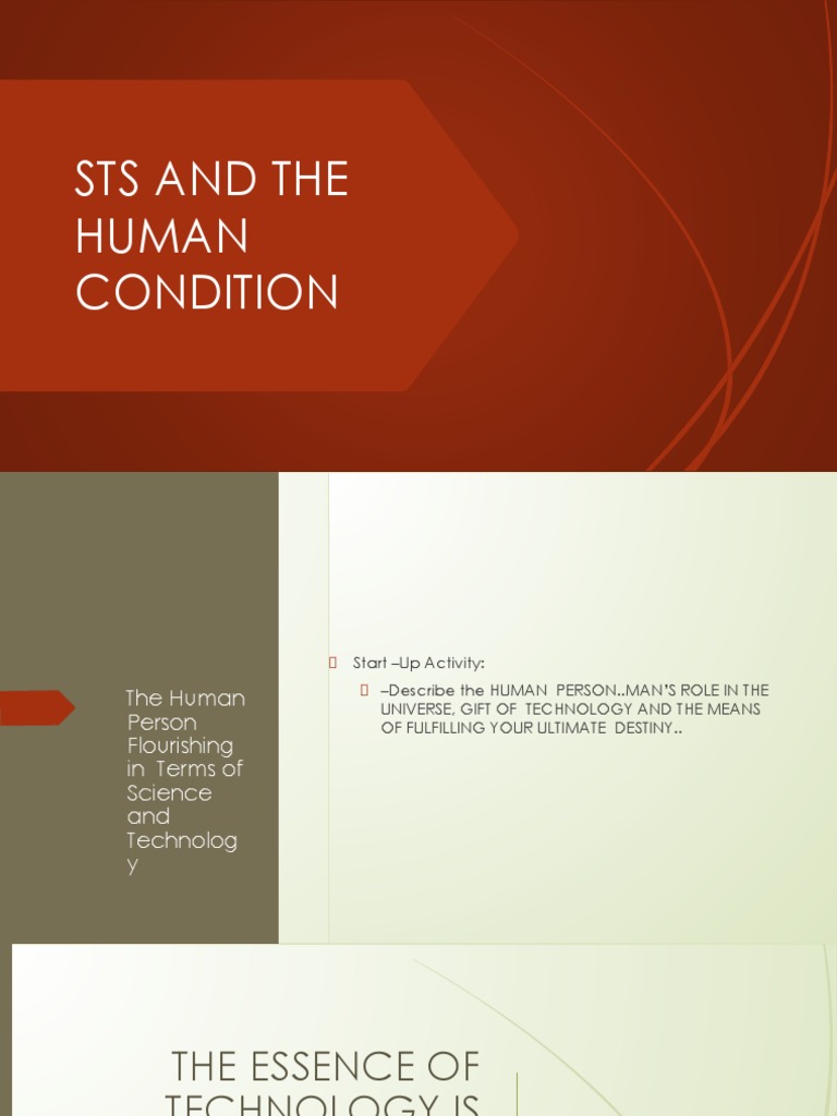 Science Technology and Society and Human Conditions | Download Free PDF ...