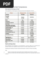 FoodDocs - Food Expiration Dates Guidelines Chart | PDF | Refrigerator ...