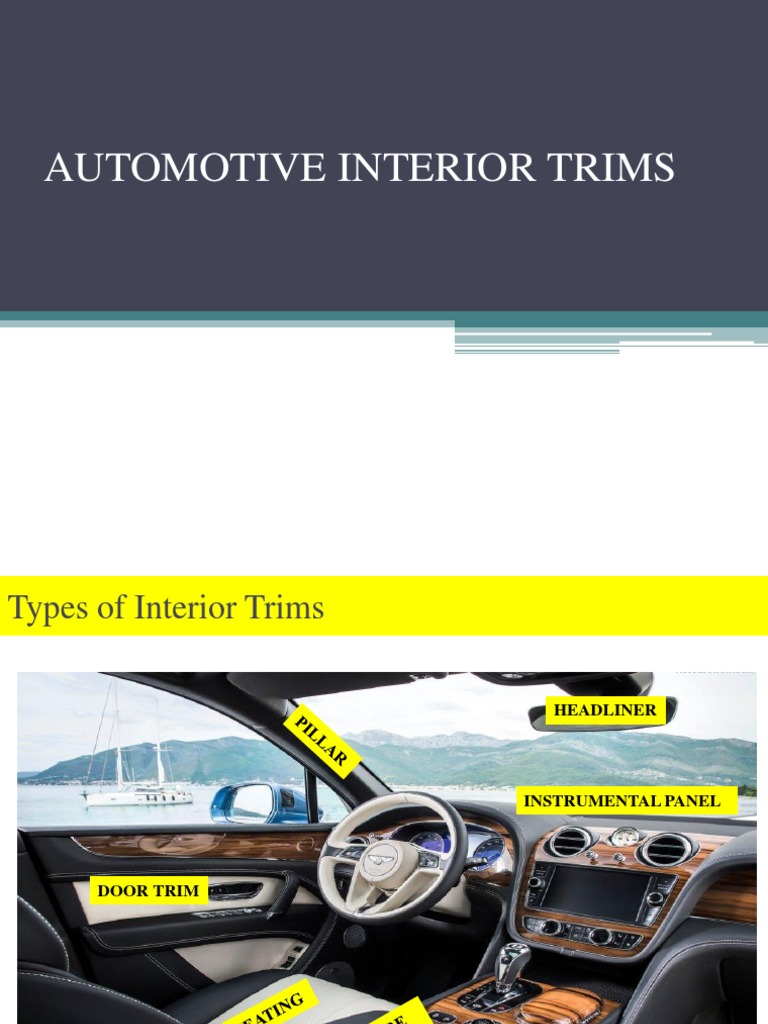 Automotive Plastic Interior Trims Details | PDF | Computers