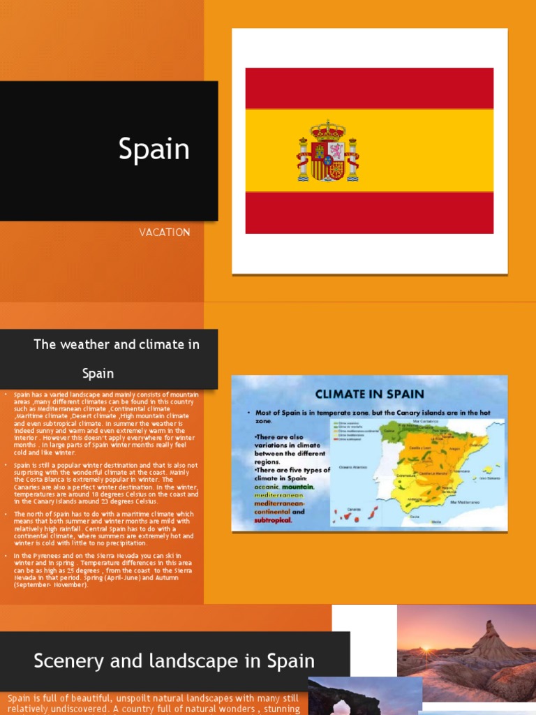 Spain | PDF | Oceanic Climate | Climate