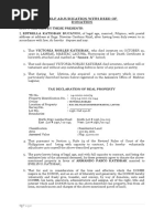 Extra Judicial Partition of Estate Sample | PDF | Property Law | Law ...