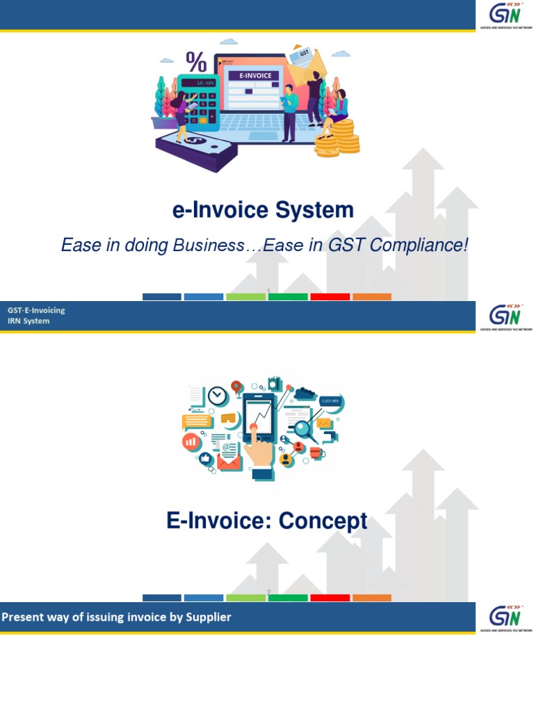 Manual - PPT On EInvoice System | PDF | Invoice | Business