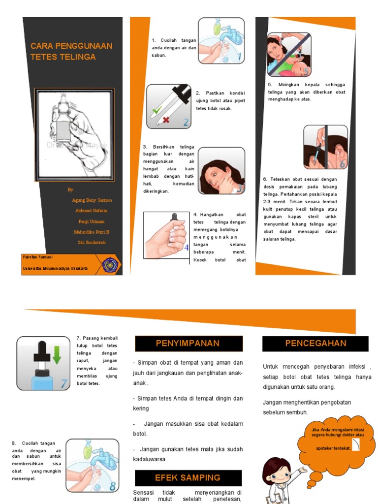 Panduan Penggunaan Tetes Telinga | PDF
