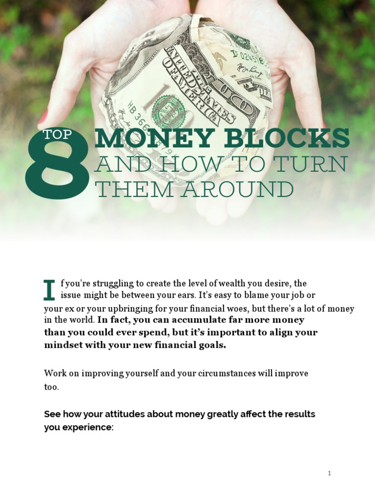 Money Blocks: and How To Turn Them Around | PDF | Money | Cognition