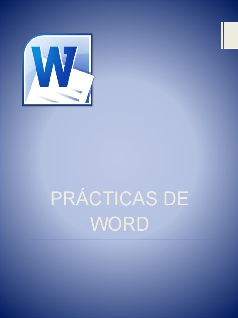 Practicas de Word | PDF | Microsoft Word | Constructivismo (filosofía ...