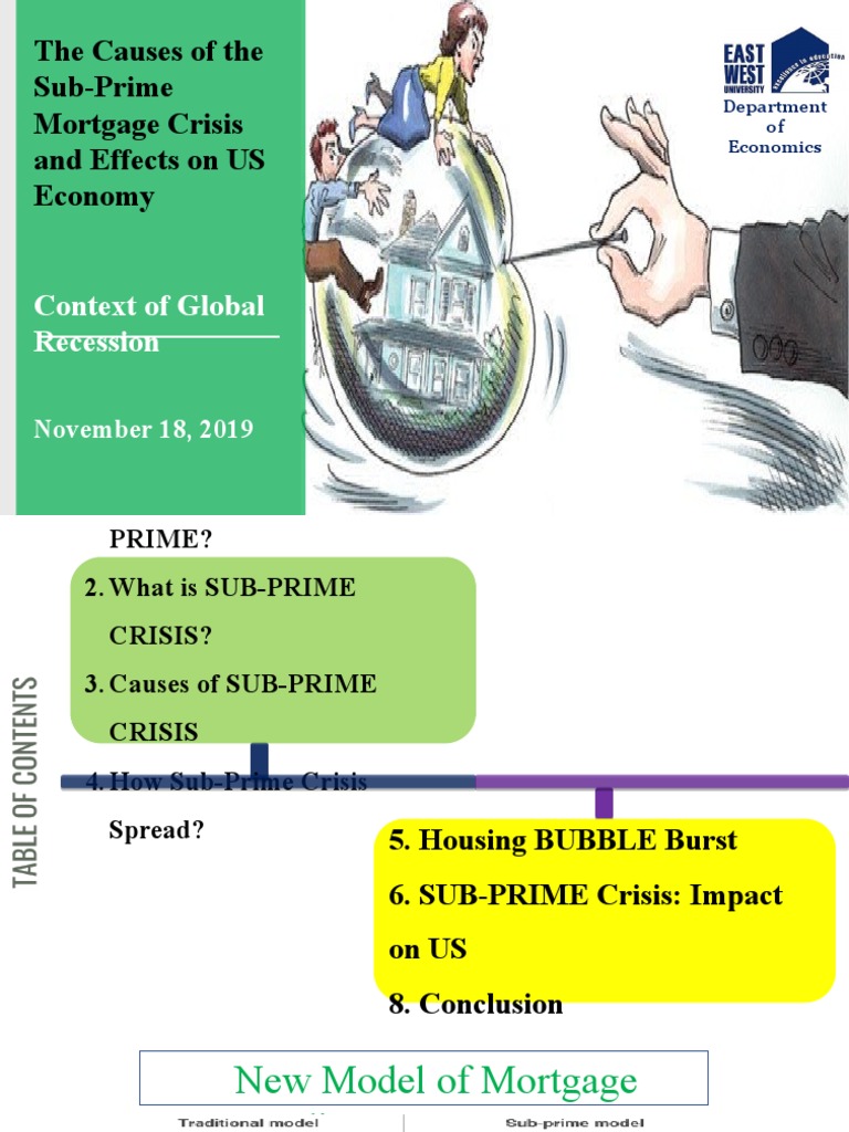 The Causes of The Sub-Prime Mortgage Crisis and Effects On US Economy ...
