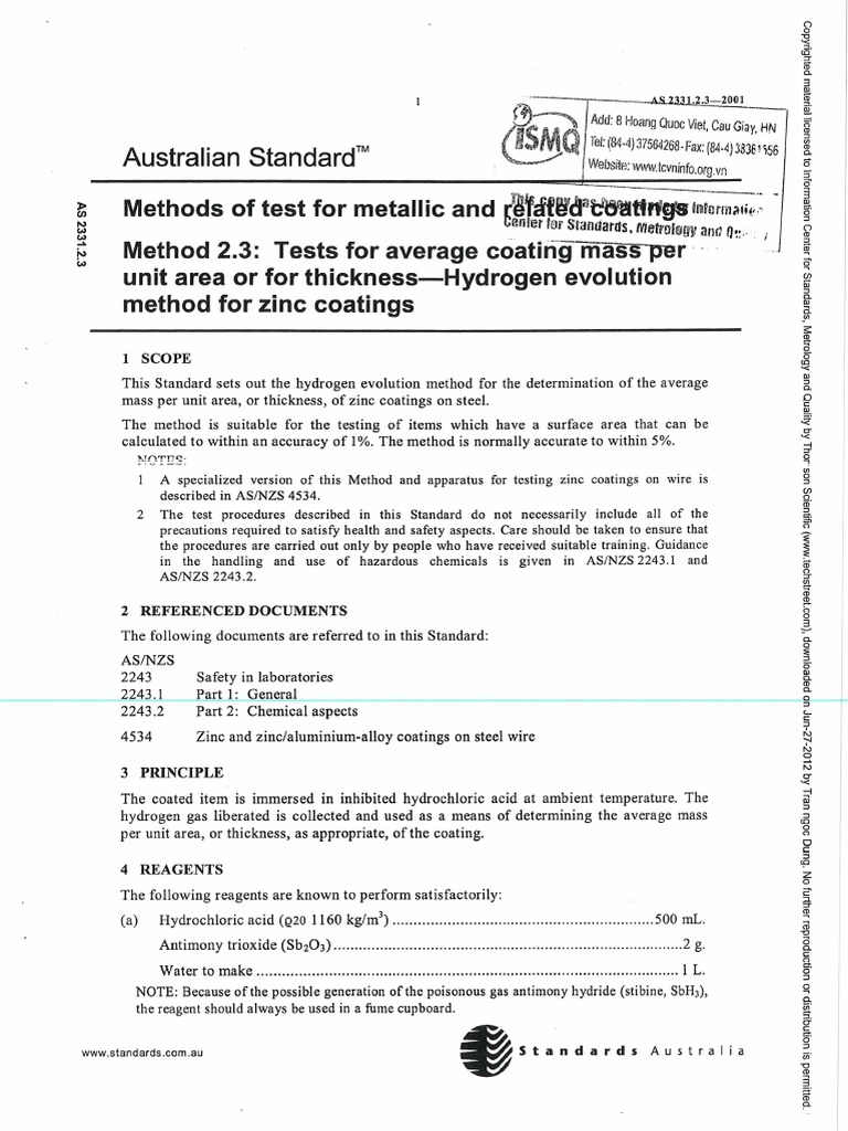 As 2331.2.3 | PDF