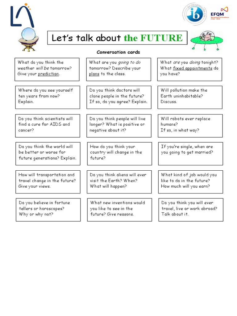 Future Conversations: Discussion Cards | PDF | Self-Improvement