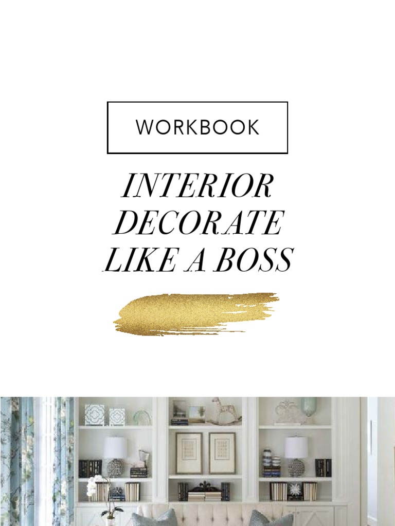 Interior Decorating Workbook Guide | PDF | Decorative Arts