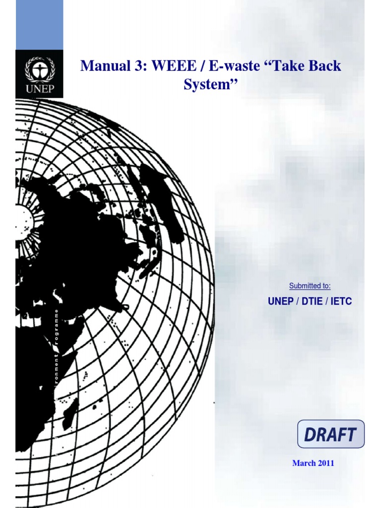WEEE E-waste Management Manual | PDF | Electronic Waste | Life Cycle ...