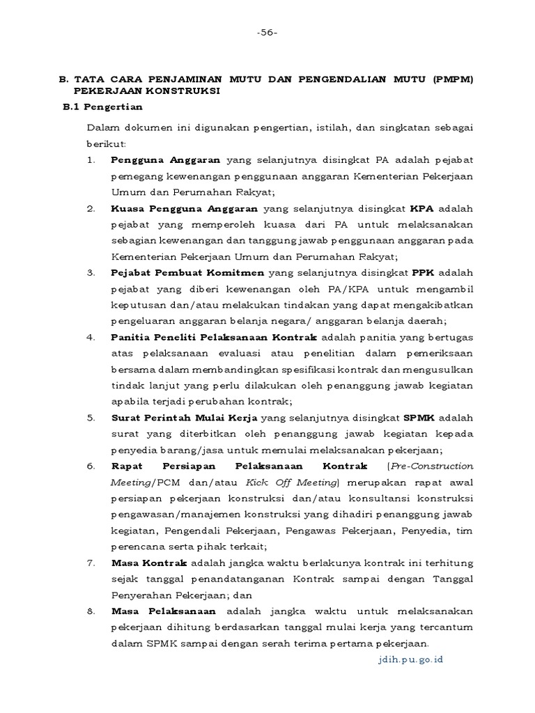 Sublampiran B PMPM PK | PDF