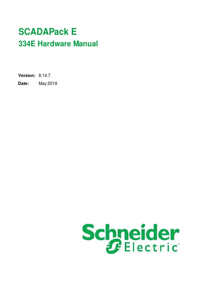 SCADAPack 334E Hardware Manual | PDF | Computer Security | Security