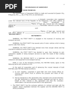 Sample Contract of Service For MOOE FILE | PDF | Philippines | Government