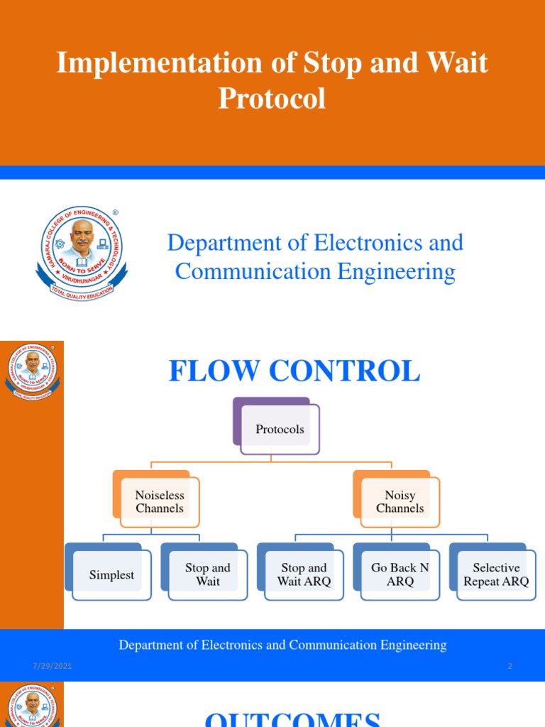 Implementation of Stop and Wait Protocol | PDF | Transmission Control ...