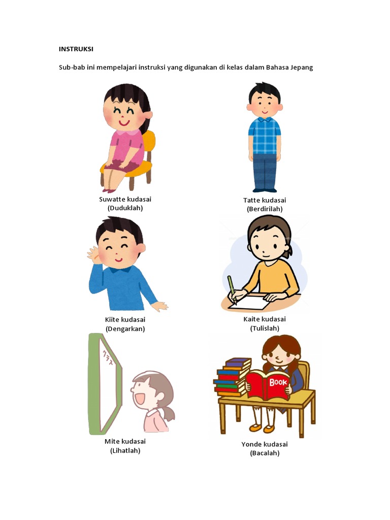 Jepang 2 Instruksi Dan Meminta Izin | PDF