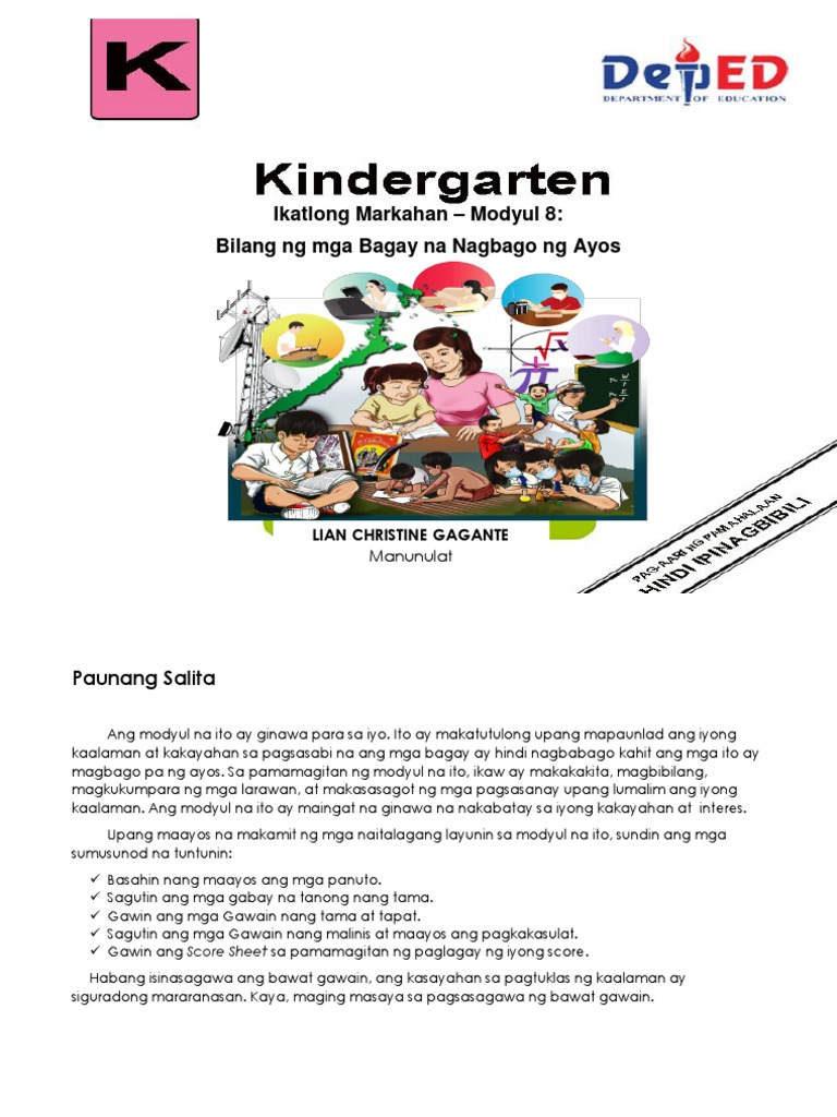 K Q3 Week-8 | PDF