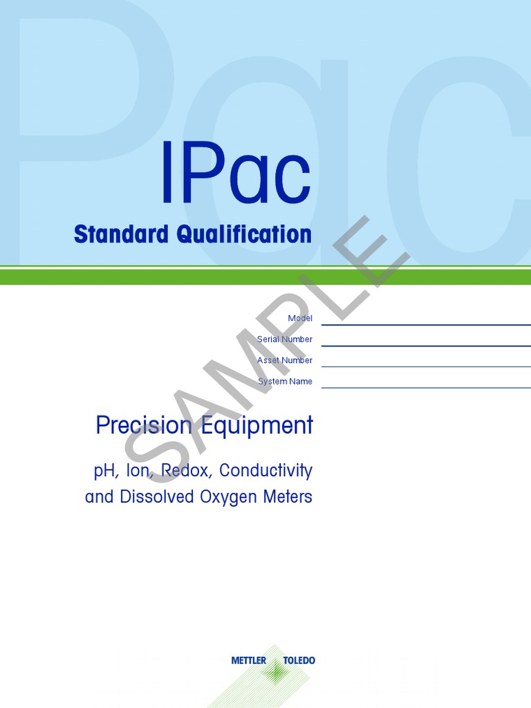 Sample: Standard Qualification | PDF | Calibration | Verification And ...