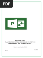 Cours MSPROJECT | PDF | Planification | Microsoft