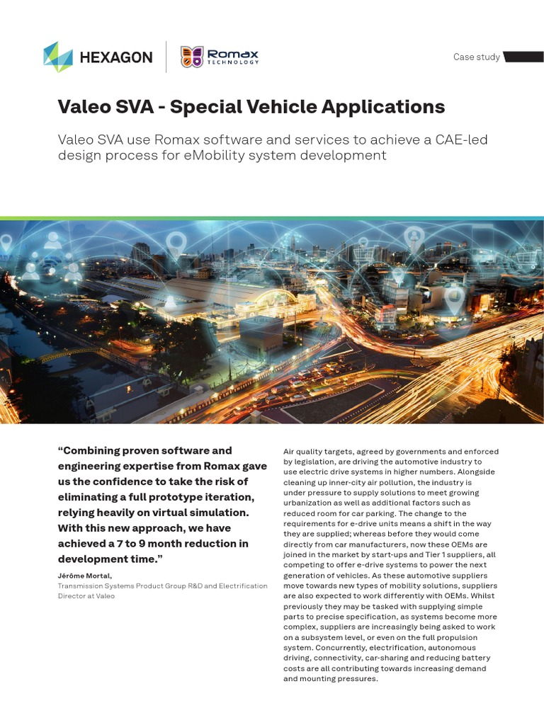 Valeo SVA - Special Vehicle Applications | PDF | Hybrid Vehicle ...