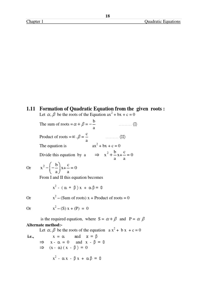Week 4 - 3 | PDF | Quadratic Equation | Mathematical Objects