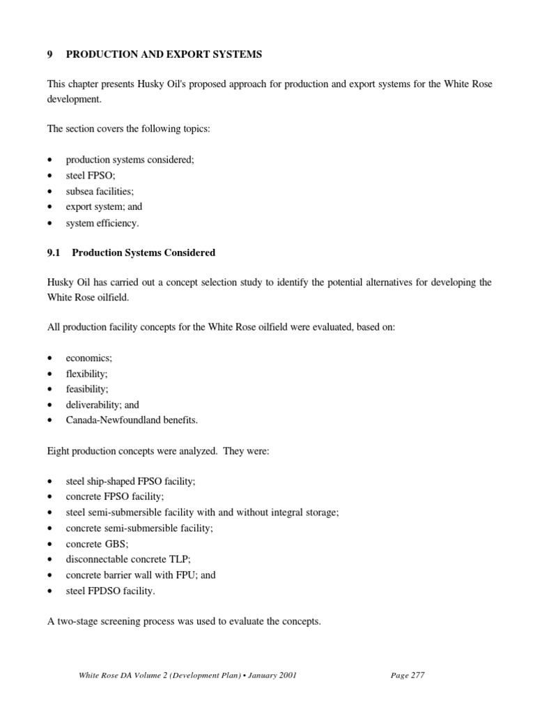 Fpso Production Pdf Subsea Technology Nature