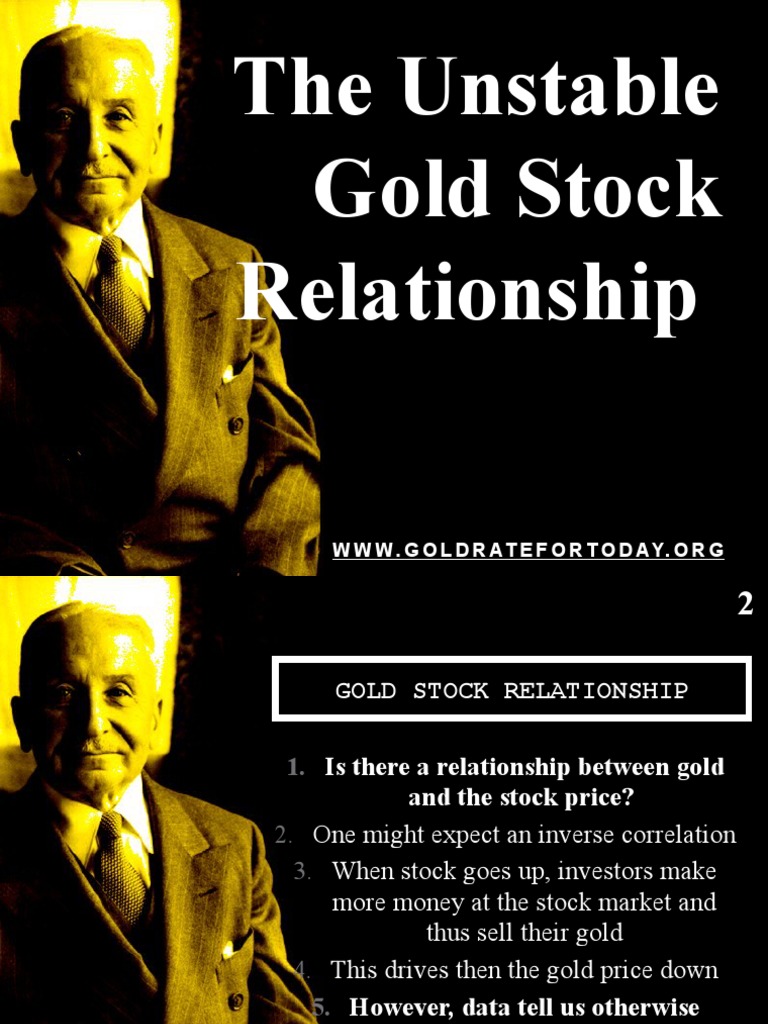 Gold and Stock Price Correlation Analysis | PDF | Nature | Stocks