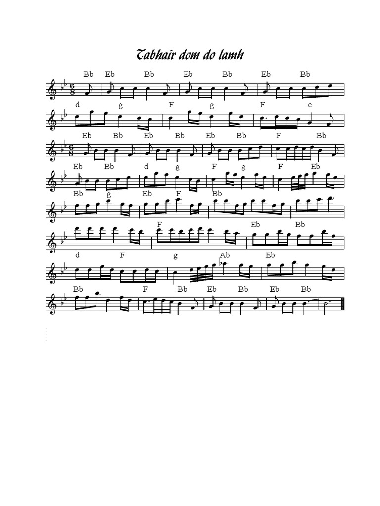 Tabhair Dom Do Lamh | PDF