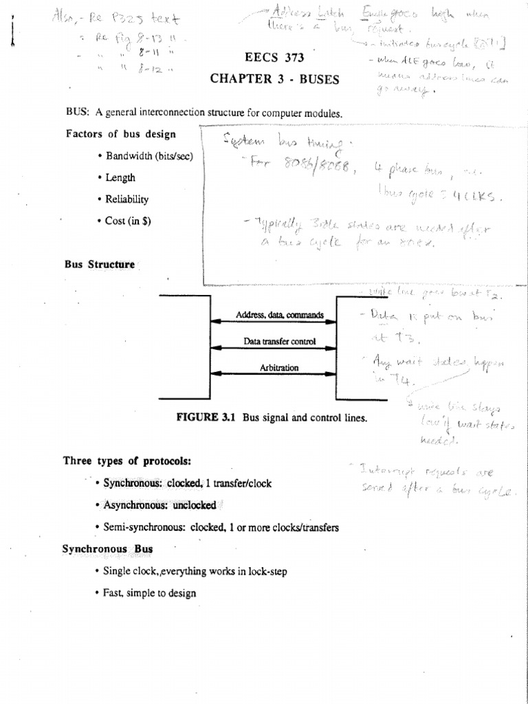 EECS 373 Microelectronics Lab - Buses | PDF