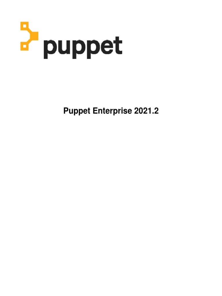 Puppet Enterprise 2021.2 | PDF | Command Line Interface | Server ...