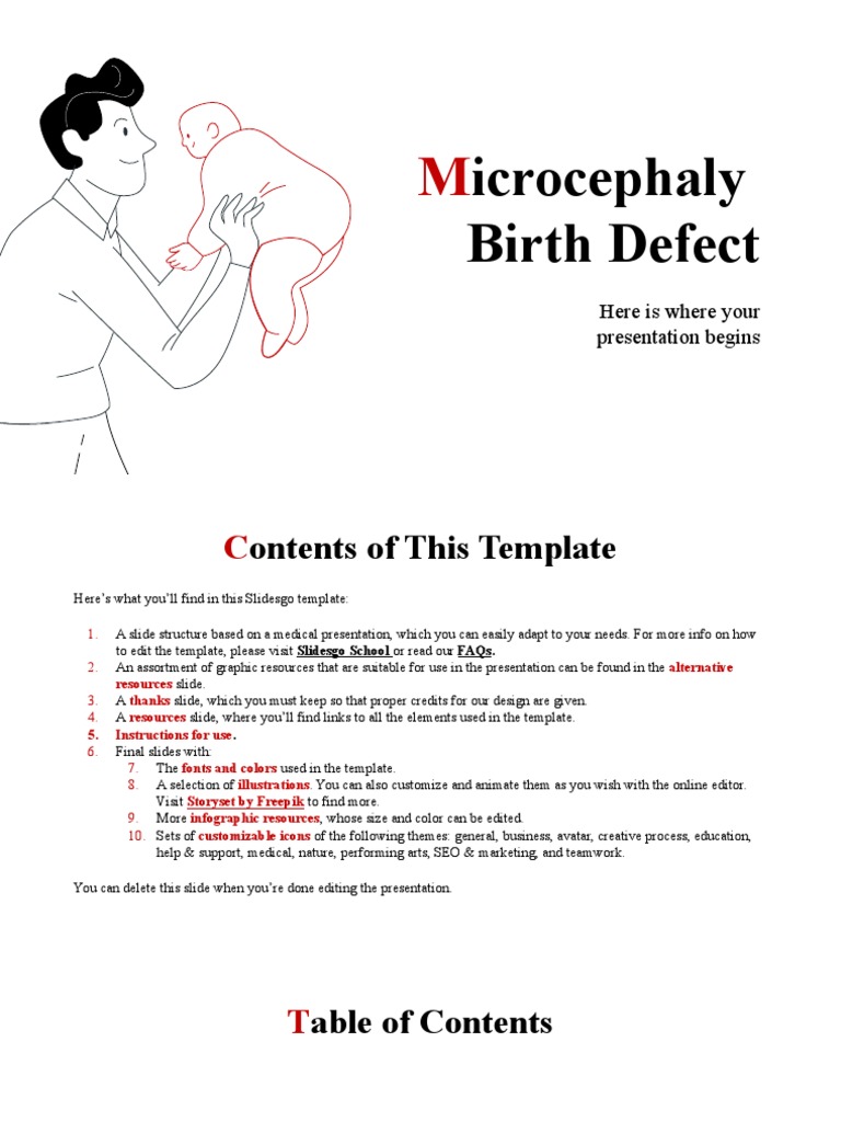 Microcephaly Birth Defect Guide | PDF | Physical Examination | Pregnancy