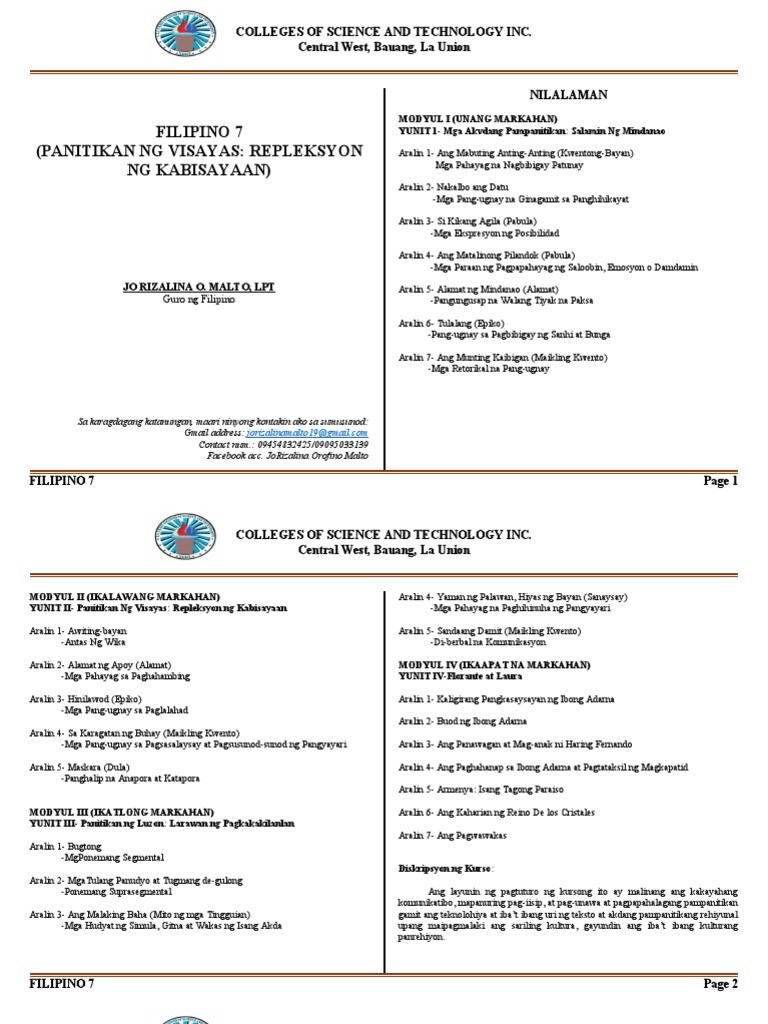 2ND Quarter-Module 7 | PDF