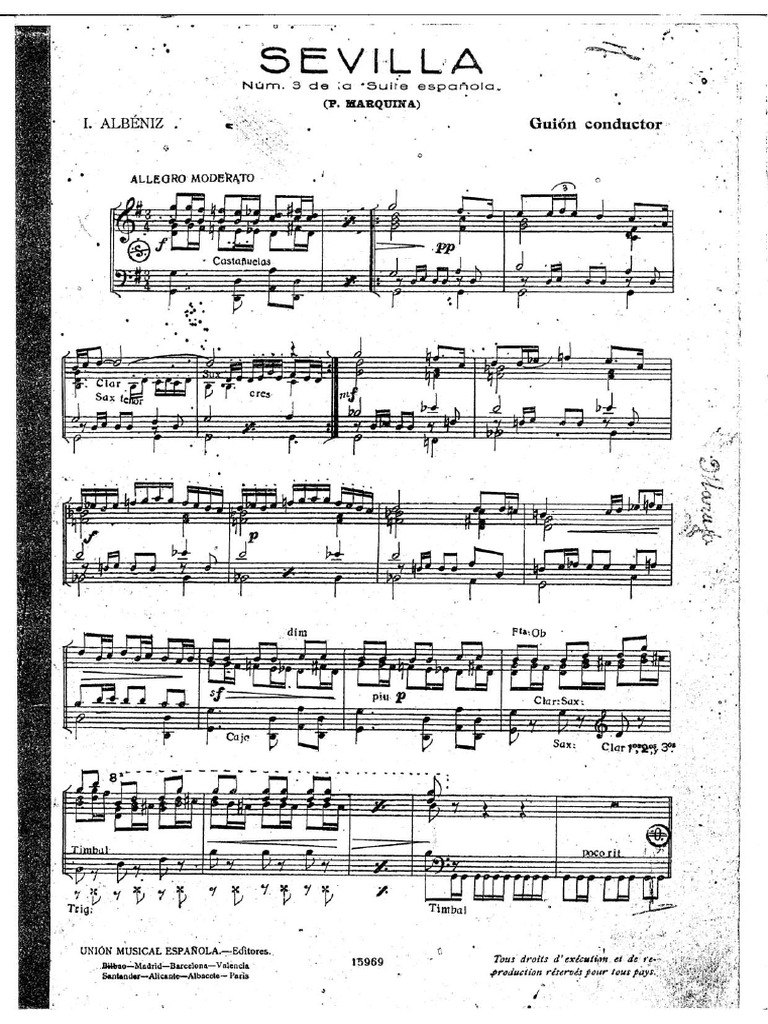 Albéniz, I. - Sevilla (Banda) | PDF