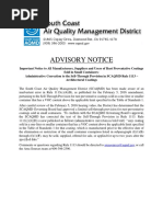 SCAQMD Rule | PDF | Volatile Organic Compound | Concrete