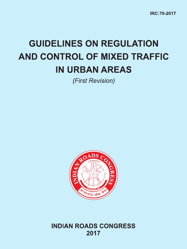 Urban Mixed Traffic Control Guide | PDF | Cycling Infrastructure | Traffic