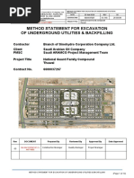 Method Statement - Backfill | PDF | Specification (Technical Standard) | Excavation (Archaeology)