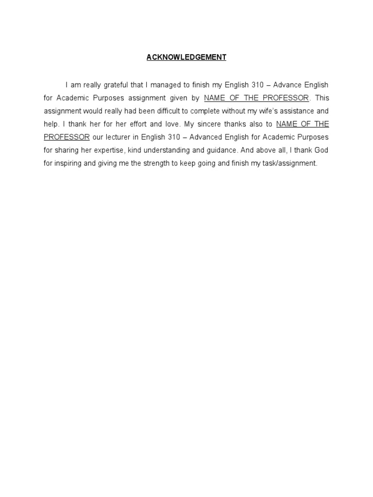 Acknowledgment 101 | PDF | Career & Growth