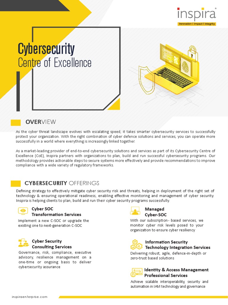 Cyber Security Flyer | PDF | Computer Security | Security